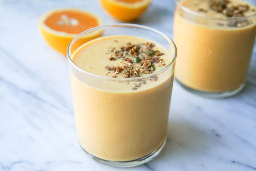 Orange Mango Creamsicle Smoothie | Natalie Cooks
