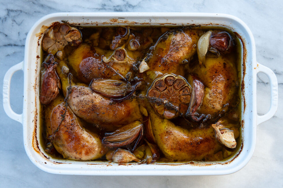 Alison Roman’s Slow Roasted Turkey with Garlic and Herbs | Natalie Cooks