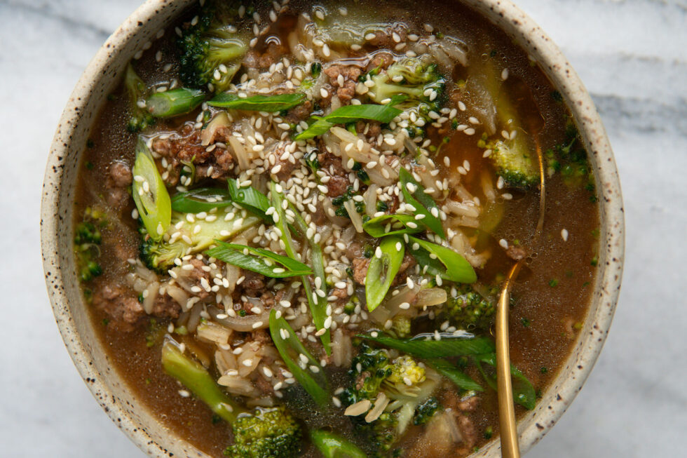 Beef and Broccoli Soup | Natalie Cooks